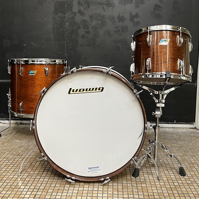 Ludwig 1970s Maple 13/18/24 1970s - Natural Walnut | Reverb