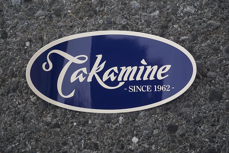 NEW 6" x 3' Takamine Guitars Since 1962 Blue & Gold Logo | Reverb