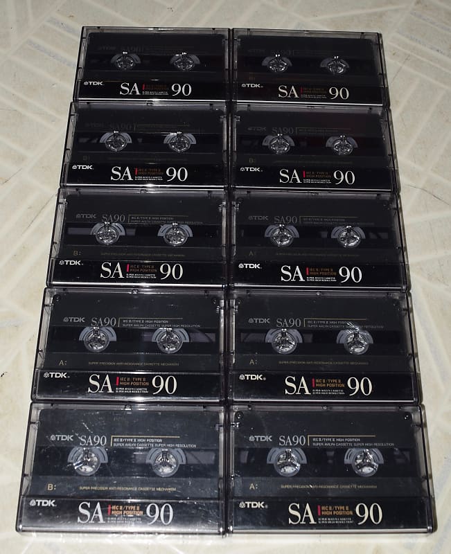 TDK SA90 (X10) High Position Type II Audio Cassette | Reverb Australia