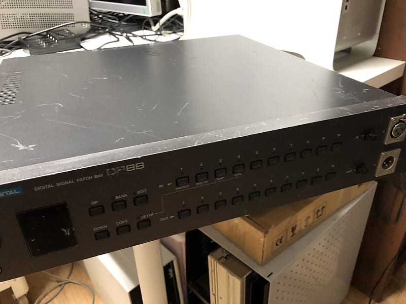 Akai DP88 Digital Patchbay 10x10 AES/EBU switch with MIDI and | Reverb