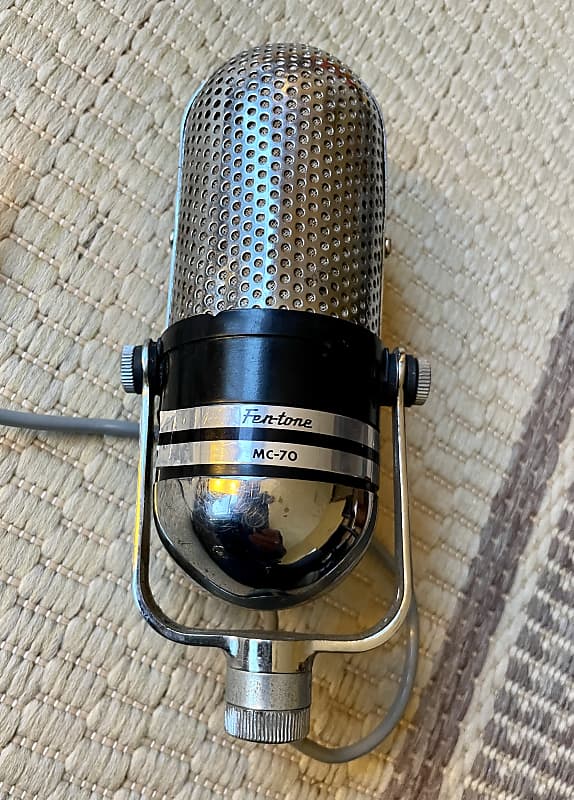 VINTAGE Fen-Tone MC-70 RCA Style Pill Microphone - RCA 77 | Reverb