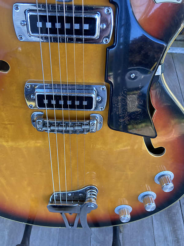 1960s Teisco EP-10T Thinline Hollowbody guitar | Reverb