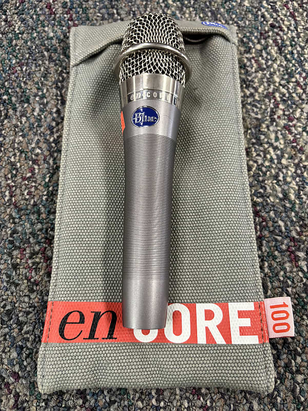 Blue enCore 100 Cardioid Dynamic Microphone - Silver | Reverb