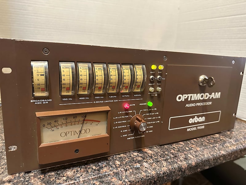 Orban OPTIMOD 9100B AM Broadcast Audio Processor | Reverb
