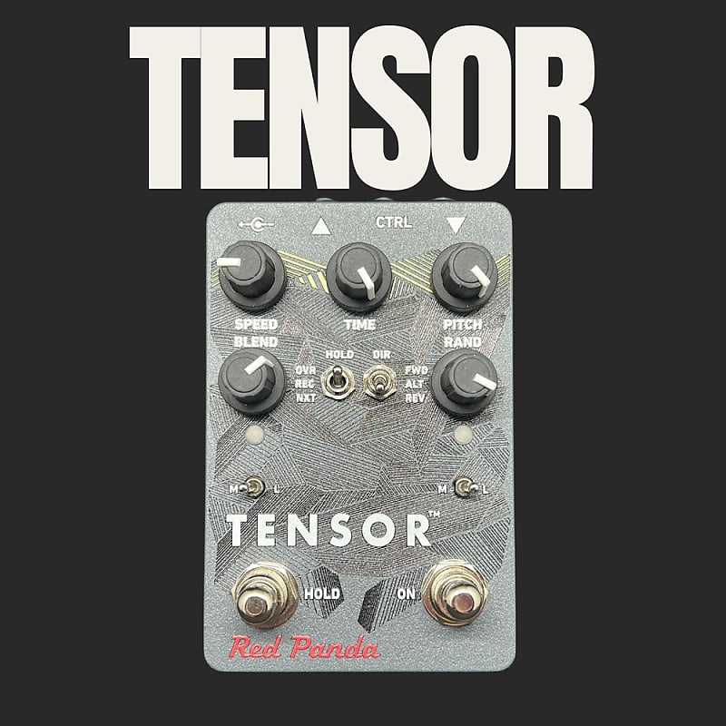 Red Panda Tensor Tape Delay 2019 - Blacked Out - FREE | Reverb