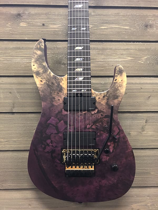 Legator N7XFR Ninja 7-String Floyd Rose Fishman Buckeye Burl | Reverb
