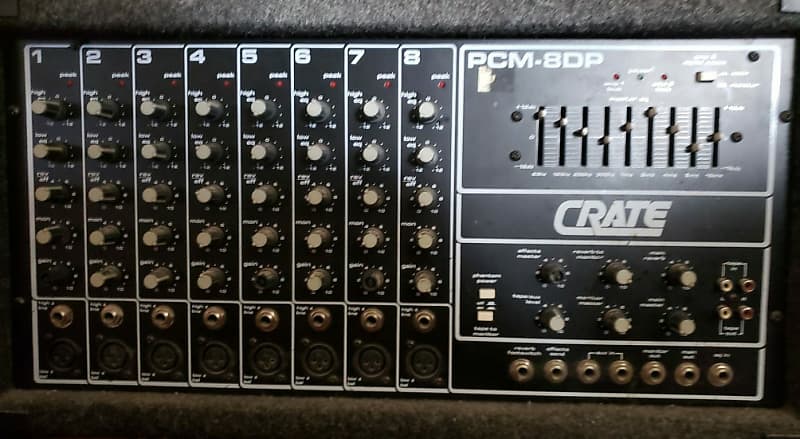 Crate Pcm8dp PA Mixer | Reverb