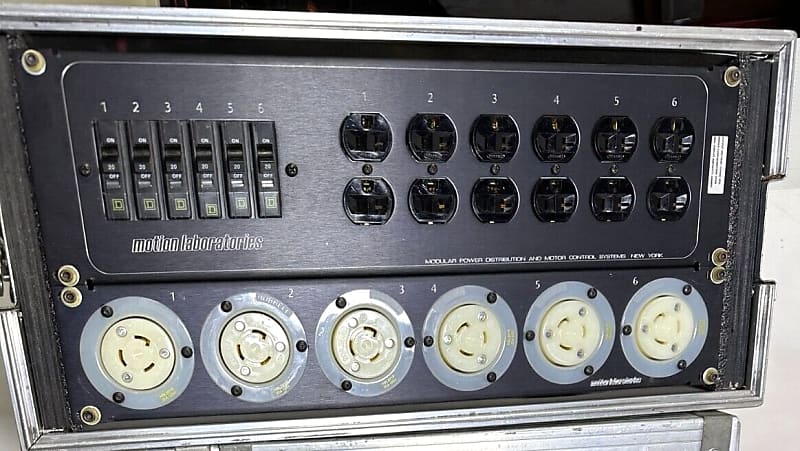 Motion Lab Power Distro L21-30 I/0 IN,(6) XL5-20 (6) Edison | Reverb