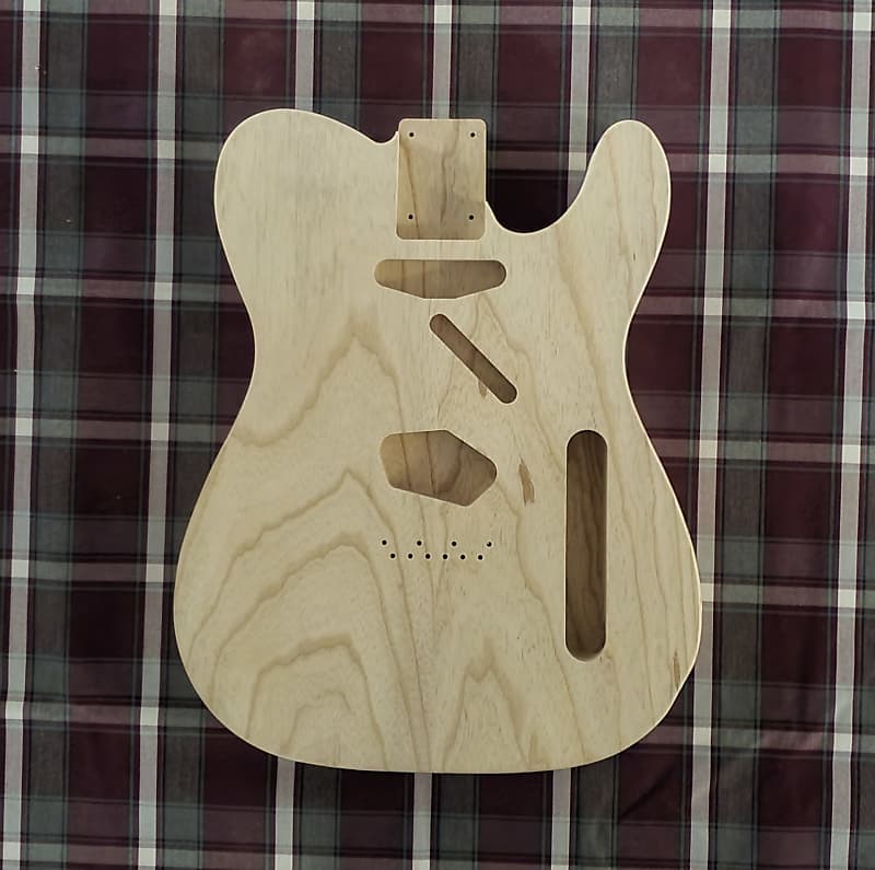 Woodtech Routing 2 pc Swamp Ash Telecaster Body - Unfinished | Reverb