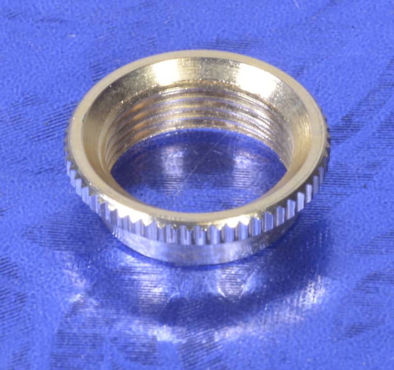 Gibson Switchcraft USA Gold Knurled Toggle Switch Nut | Reverb Canada