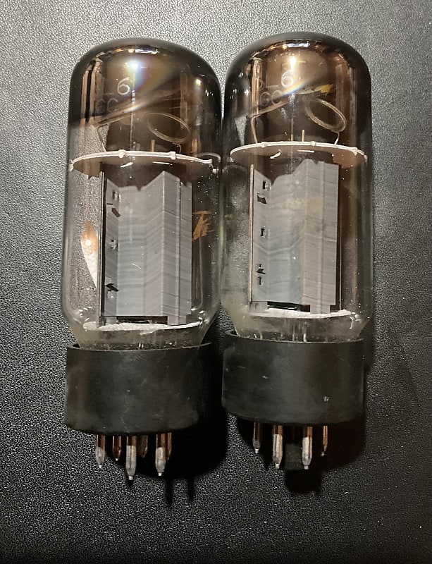 3 Philips 6L6GC Tubes 6L6GC 1960’s - Glass | Reverb