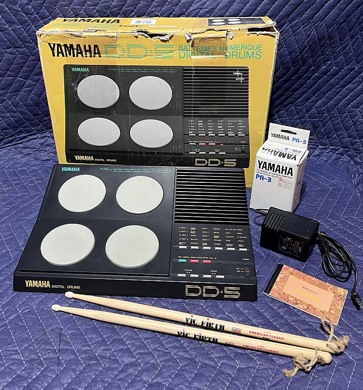 Yamaha DD-5 Digital Drum Machine 1989 - w/Original Packaging | Reverb
