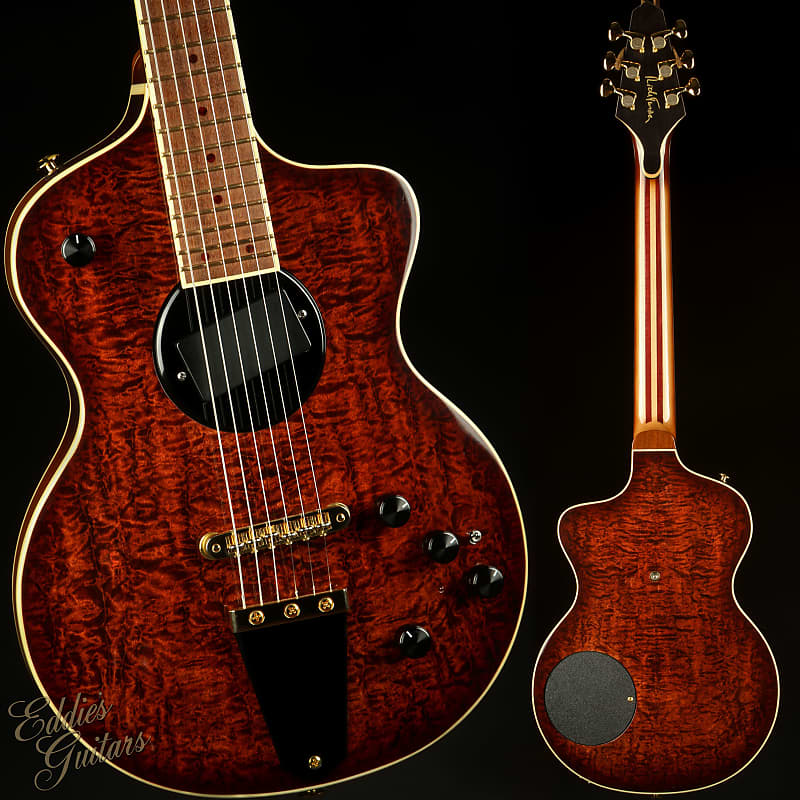 Rick Turner Model 1 FW Custom Featherweight - Quilted Maple - | Reverb