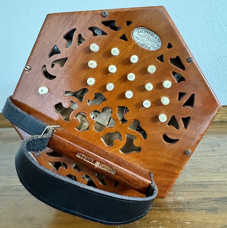 Lachenal 30 Button C/G Anglo Concertina | Reverb