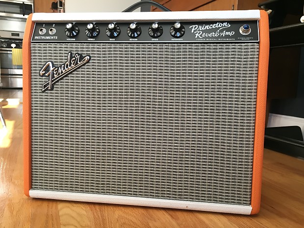 Fender Princeton Reverb Reissue Limited Edition Orange/white | Reverb
