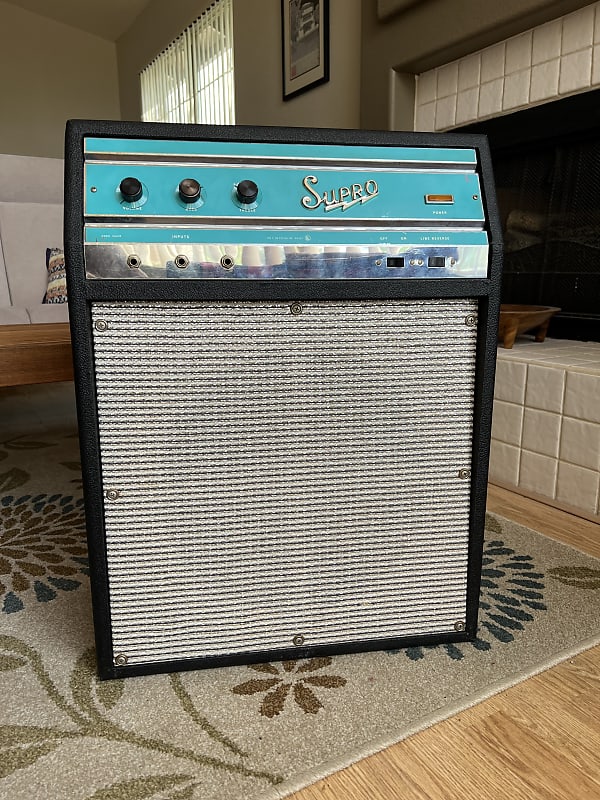 Vintage 1960’s Supro Thunderbolt 15” combo | Reverb
