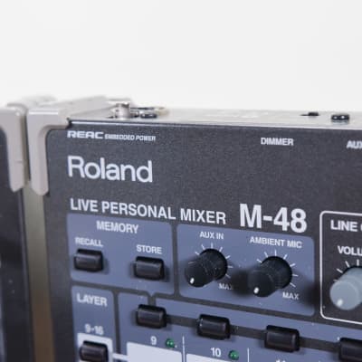 Roland M-48 Personal Monitor Mixer (Pack of 3) (church owned) | Reverb
