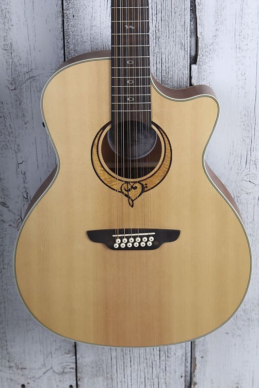 Luna Heartsong Grand Concert 12 String Acoustic Electric | Reverb