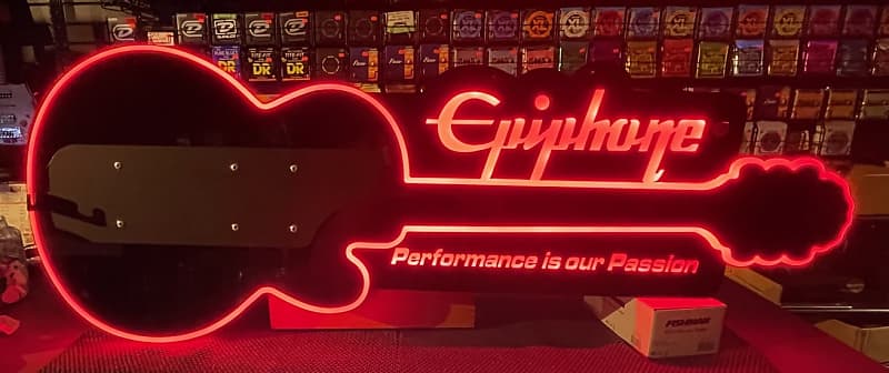 Epiphone Special Red Neon Guitar Sign - Wall Art | Reverb