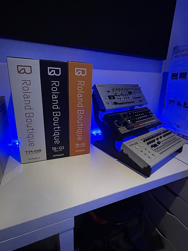 Roland TR-09, TR-08, TB-03, Kenton thru 5 box, stand, | Reverb UK
