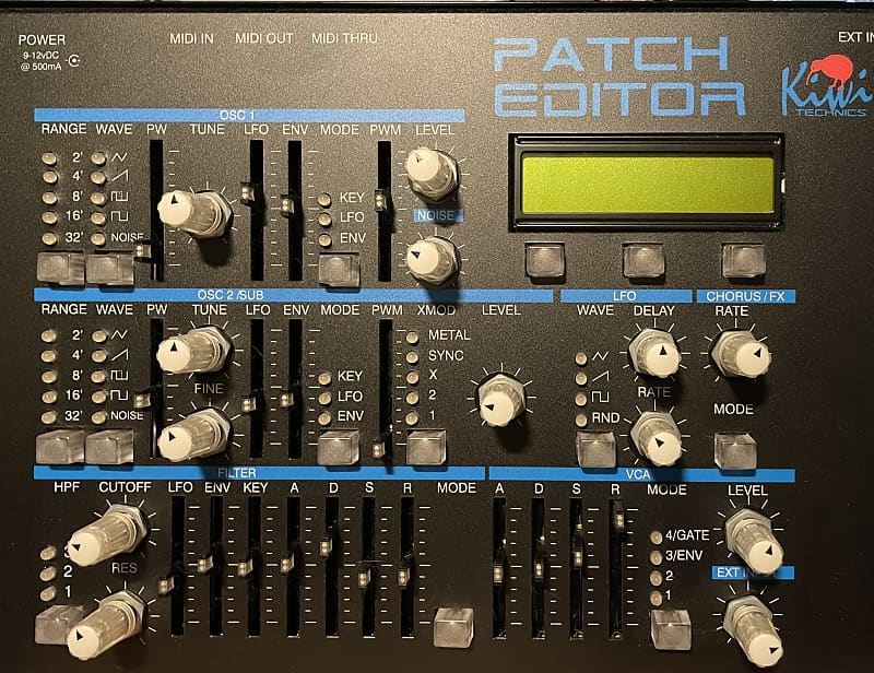 Kiwi Technics Patch Editor 2020 - Black | Reverb