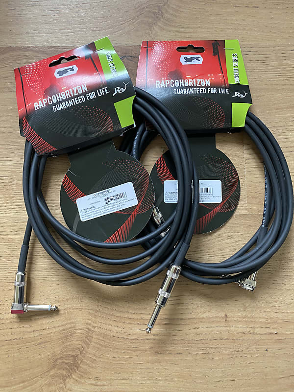 RapCo 10 FT 20GA instrument 1/4M-1/4M RA G4-10PR 2022 - Black | Reverb