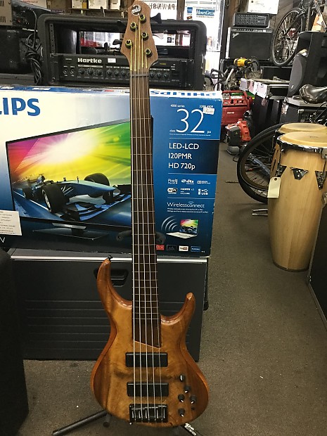 Mtd 535 fretless 5 string electric bass Natural | Reverb