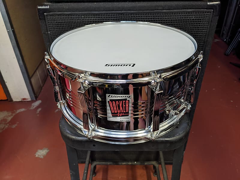 Last One! New Ludwig Rocker Made In Taiwan Steel Shell 6.5 x | Reverb