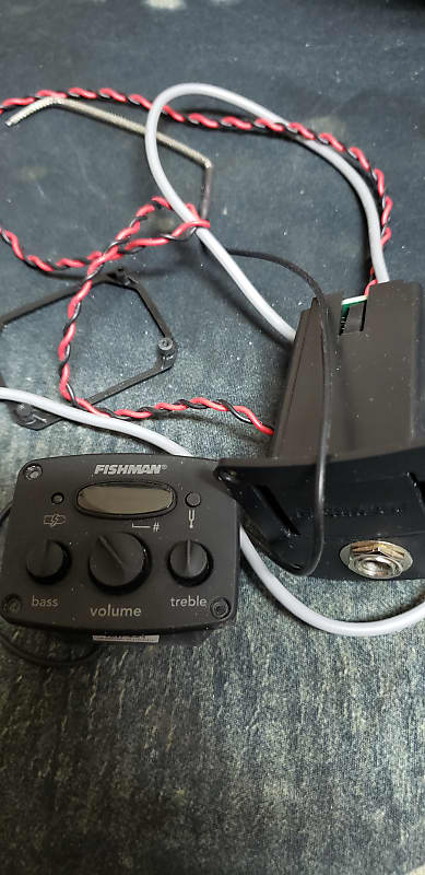 Fishman on board pickup 2023 - Black from a Fender CD60SCE | Reverb