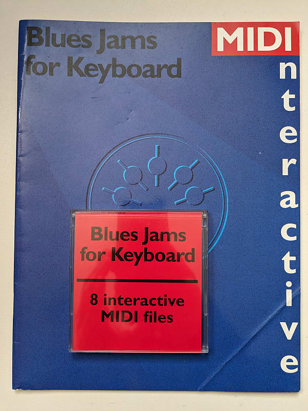 Blues Jams for Keyboard Music Interactive Book & Midi | Reverb UK