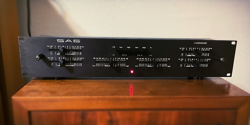 SAE 4000 Electronic active Stereo Crossover. Rare Great | Reverb
