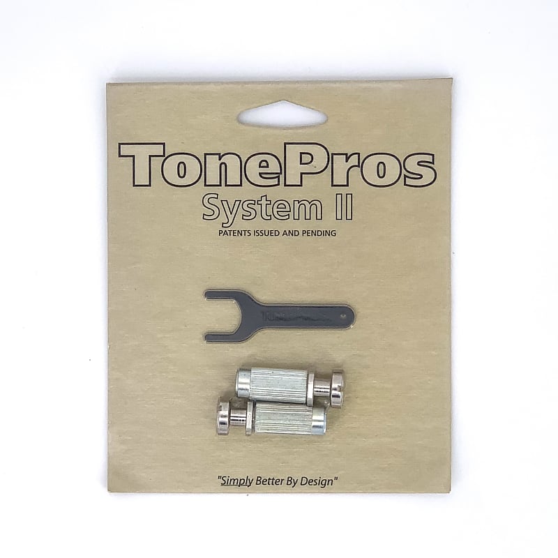 TonePros VNM1-N Vintage Metric Thread Locking Steel Stud Set | Reverb