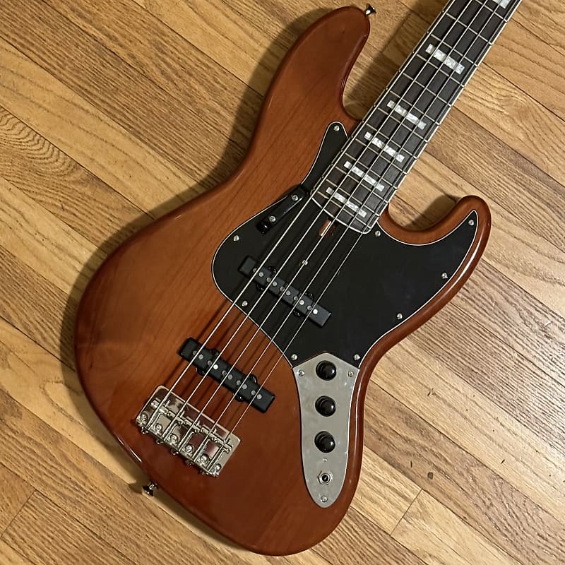 Modern Vintage MVJ5-75 5 string bass w/ Audere preamp | Reverb