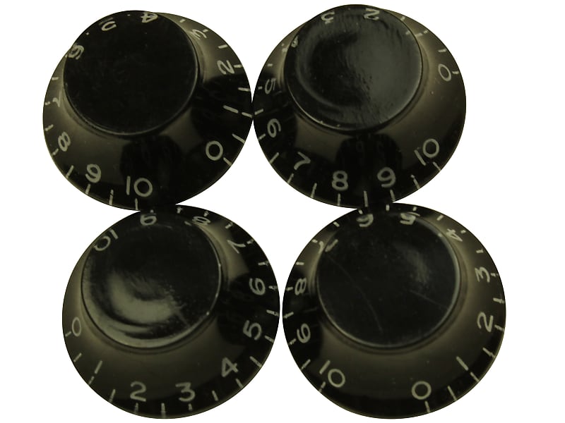 Speed knobs (imperial size) - Relic black / Set of 4 | Reverb