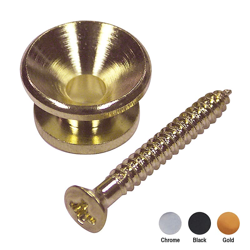 Guitar Tech End Pins Chrome ~ 24 Pack | Reverb