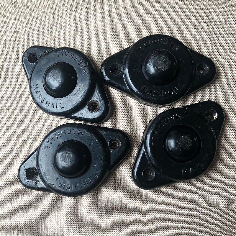 Set of 4x Vintage seventies Marshall JMP amplifier head feet | Reverb