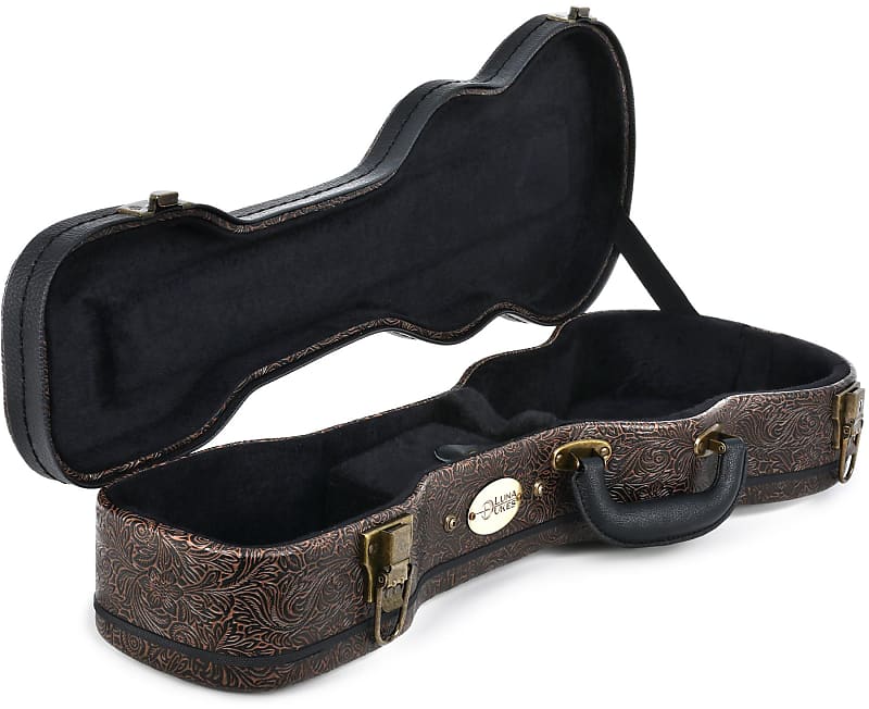 Luna Tooled Leather Ukulele Hard Case - Concert (TLUHCCond1) | Reverb