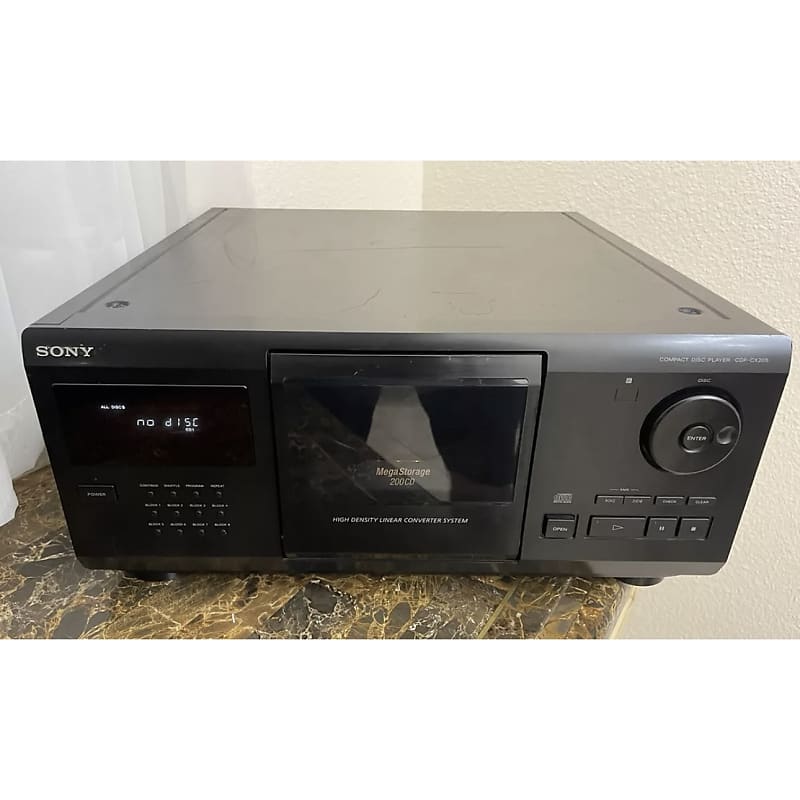 Sony CDP-CX200 Mega Storage 200-Disc CD Changer Player | Reverb