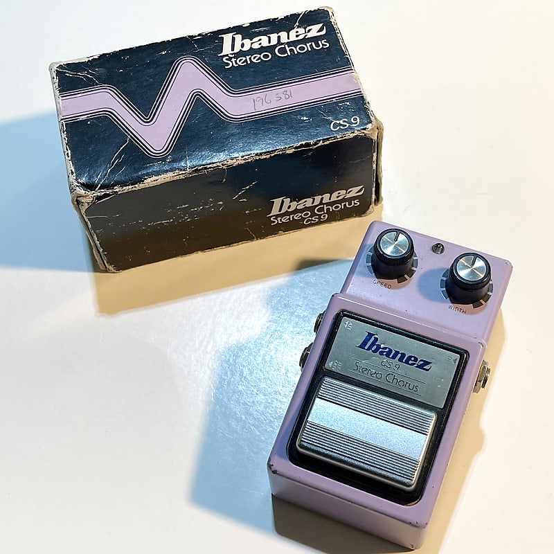 Vintage Ibanez CS9 Stereo Chorus with original box & spec | Reverb