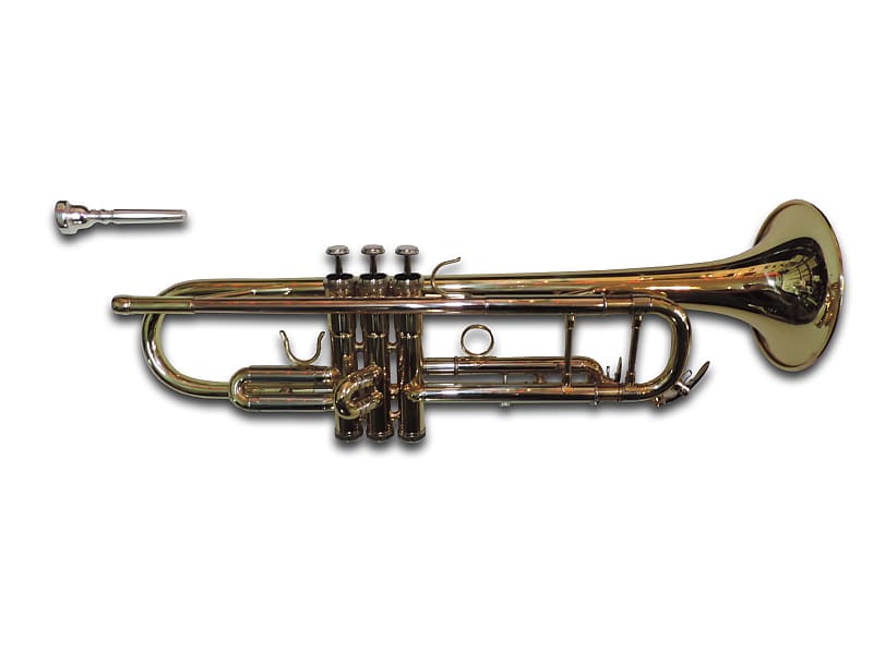 Castle Gold Plated Trumpet | Reverb