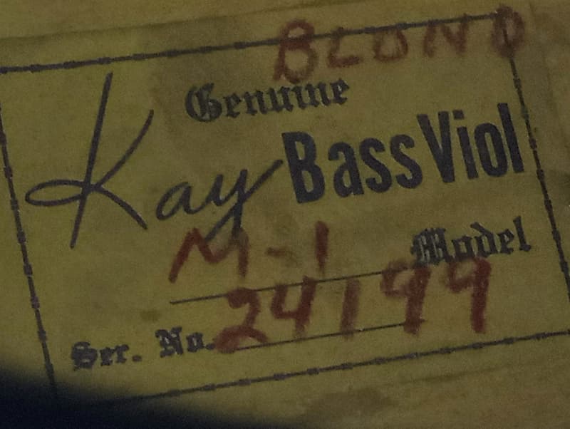 Kay M-1 1950 - Blonde | Reverb