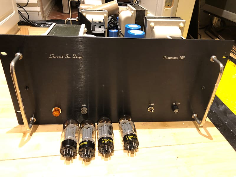 Pair of Mastering Lab Sherwood Sax Thermionic 200 monoblock | Reverb