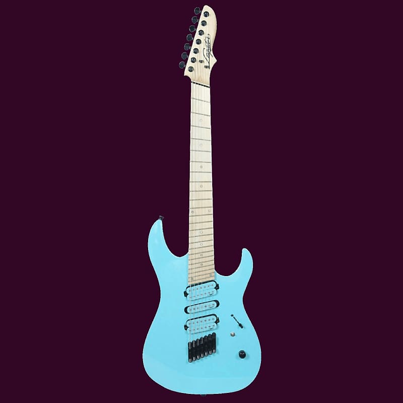 Legator Opus S Multi Scale 7-String 2018 - Baby Blue | Reverb