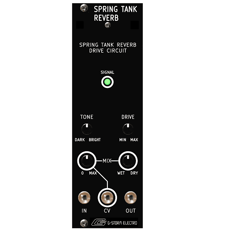 G-Storm Electro Spring Tank Reverb Driver Eurorack Module | Reverb
