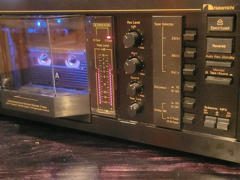 audiophile NAKAMICHI RX-505 cassette deck auto-reverse | Reverb