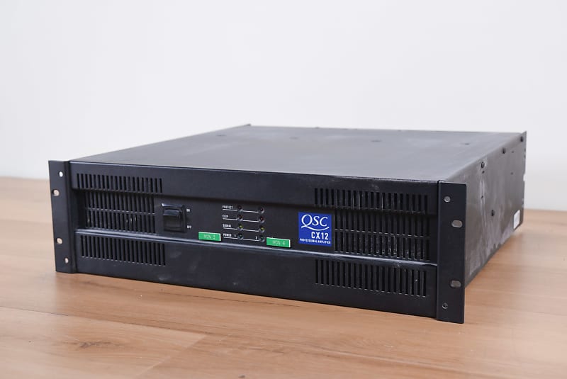 QSC CX12 2-Channel Power Amplifier (church owned) | Reverb Canada