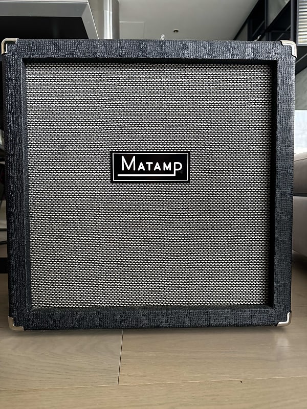 Matamp 1x12 Cab 2010s - Black Vinyl with salt and pepper | Reverb UK