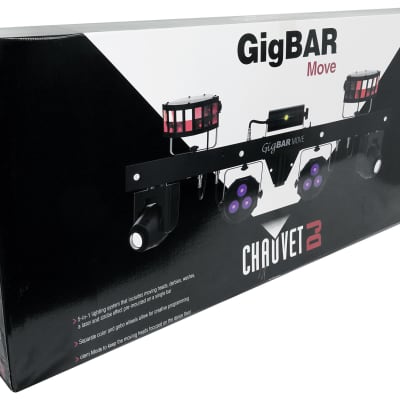 Chauvet Gig Bar Move Moving Head Derby Strobe Laser | Reverb