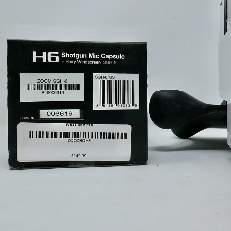 Zoom H6 Shotgun Mic Capsule::Open Box, Full Factory Warranty | Reverb