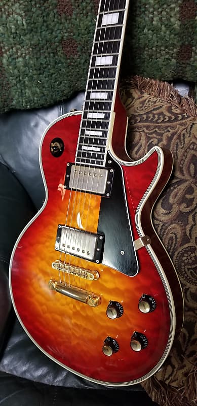 Edwards E-LP-120CD/QM 2012 - Les Paul Custom | Reverb